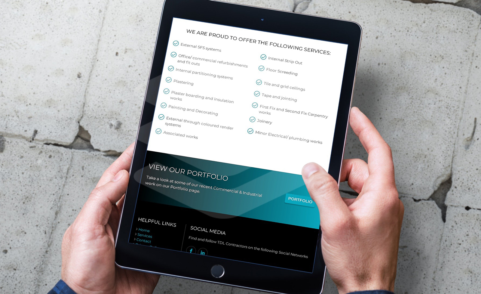 Web Design Gosport, Hampshire, TDL Contractors Ltd