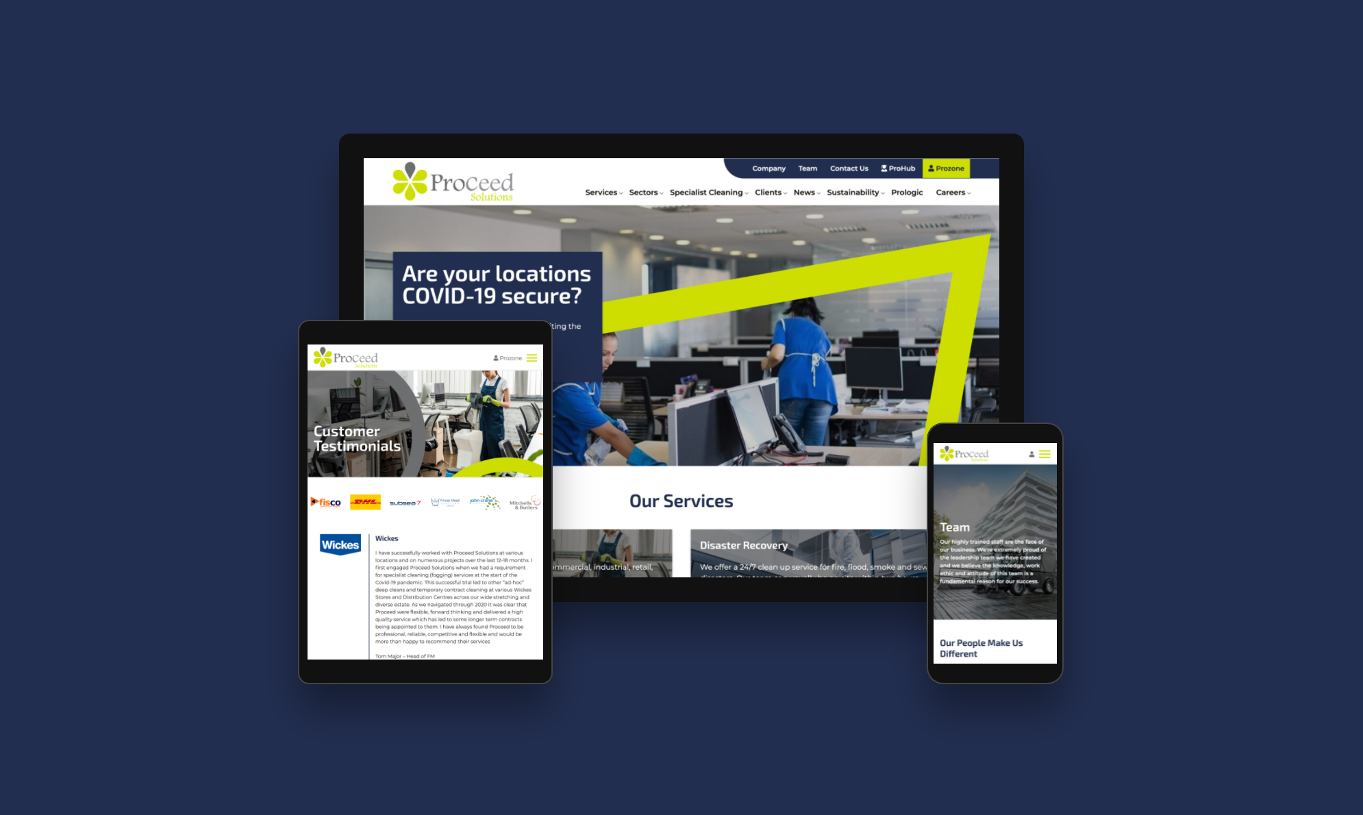 Web Design Eastleigh, Hampshire, Proceed Solutions