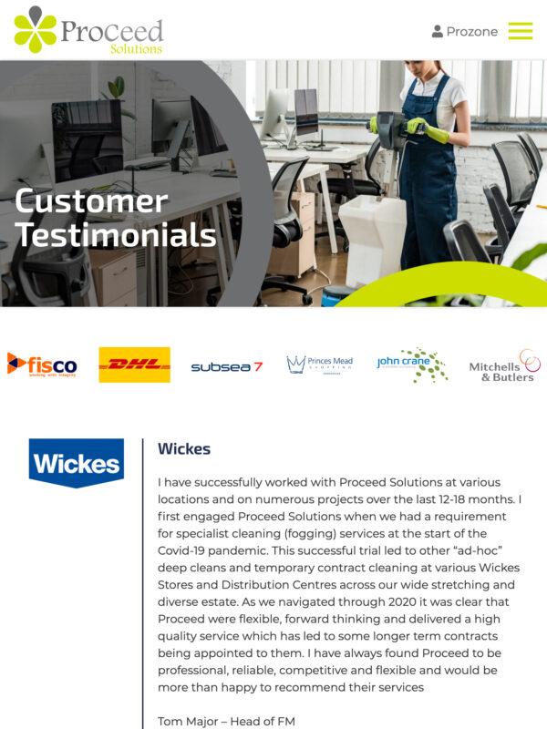 Web Design Eastleigh, Hampshire, Proceed Solutions