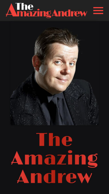 Web Design Gosport, Hampshire, The Amazing Andrew