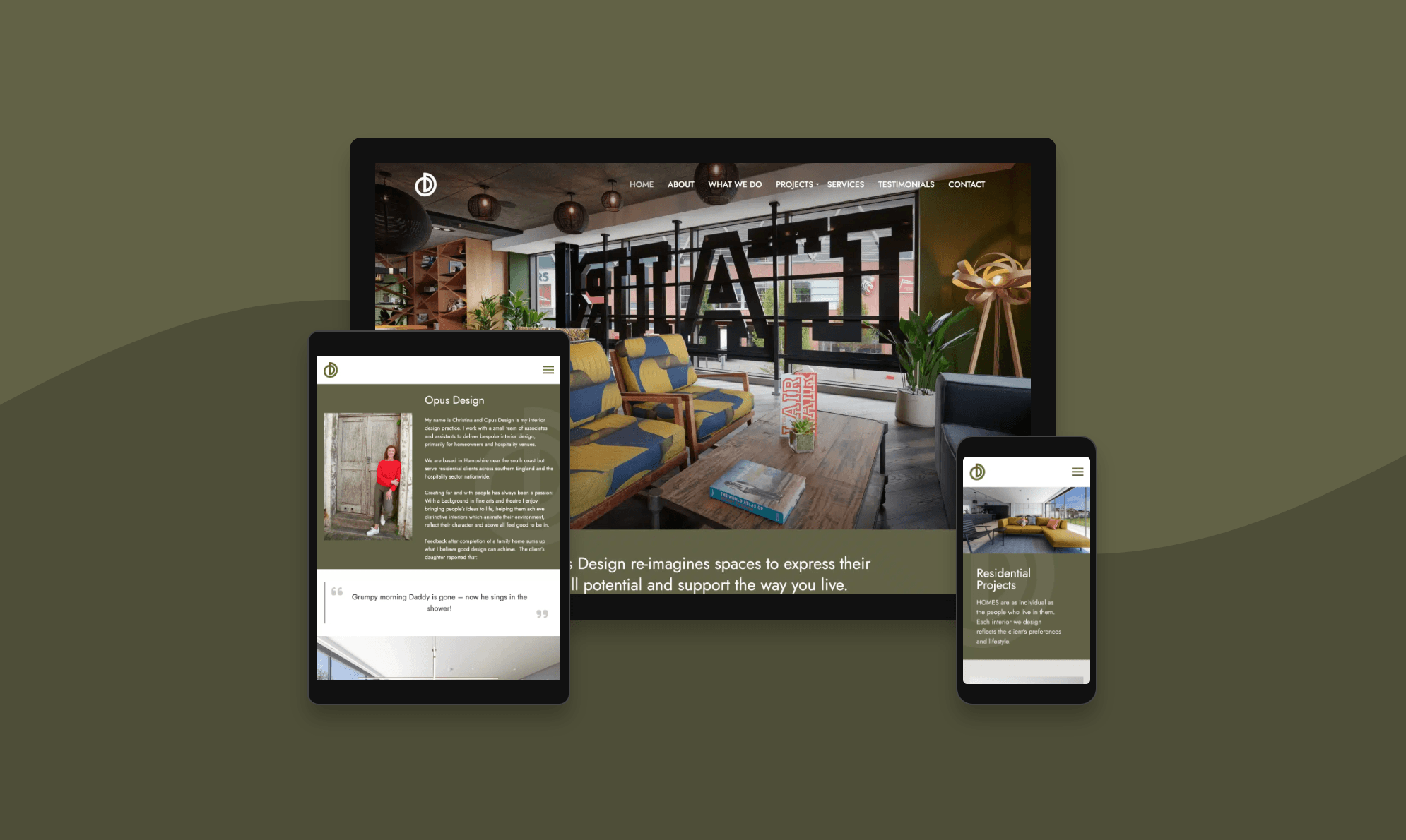 Web Design Southsea, Hampshire, Opus Design